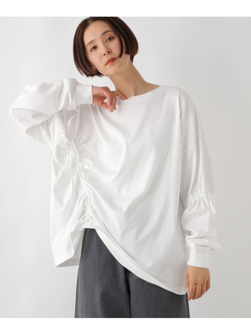 【楽天市場】【SALE／50%OFF】アシメシャーリングロンT LEPSIM レプシィム トップス カットソー・Tシャツ ホワイト ブラック ...