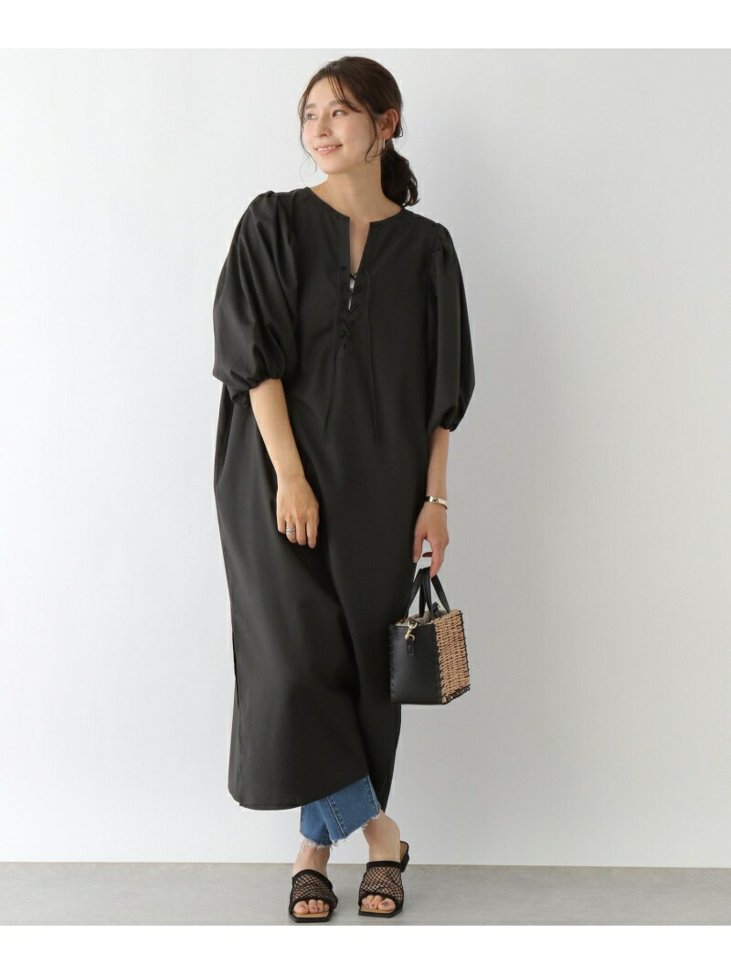 【楽天市場】【SALE／50%OFF】(W)2WAYレースアップOP LEPSIM レプシィム ワンピース・ドレス ワンピース ブラック ブルー【RBA_E】[Rakuten Fashion ...