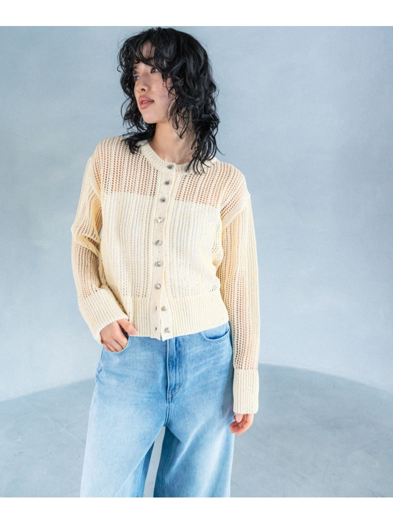 【楽天市場】【SALE／50%OFF】【FOR I SERIES】スパンコールカーディガン LEPSIM レプシィム トップス カーディガン ...