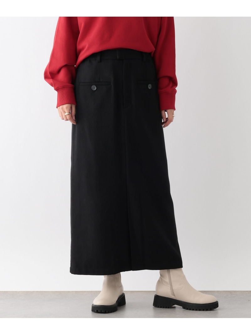 【楽天市場】【SALE／20%OFF】フロントポケットナロースカート LEPSIM レプシィム スカート ロング・マキシスカート ブラック グレー【RBA_E】【送料無料】[Rakuten ...