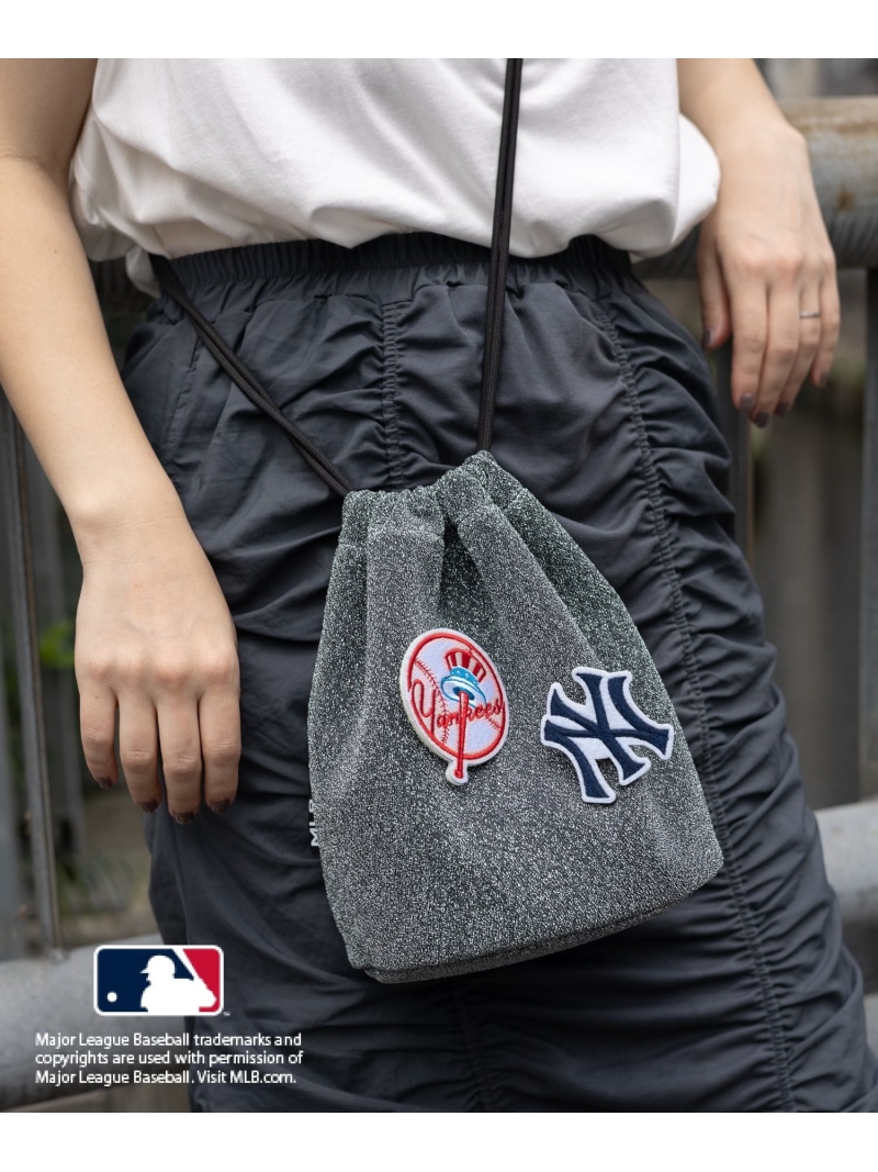 【楽天市場】【SALE／55%OFF】MLB ワッペンラメ巾着 LEPSIM レプシィム バッグ ショルダーバッグ【RBA_E】[Rakuten Fashion]：LEPSIM／レプシィム