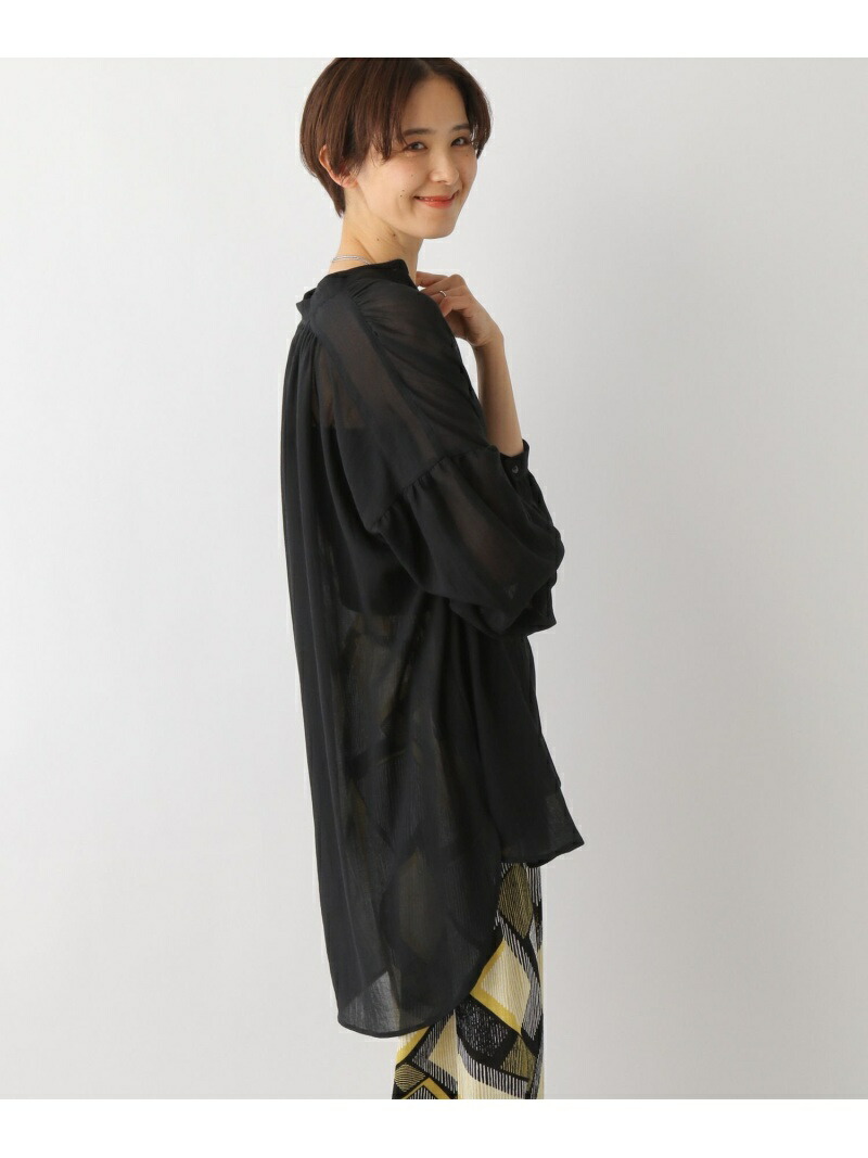 【楽天市場】【SALE／20%OFF】(W)シアーチュニックハオリ LEPSIM レプシィム トップス シャツ・ブラウス ブラック ホワイト ...