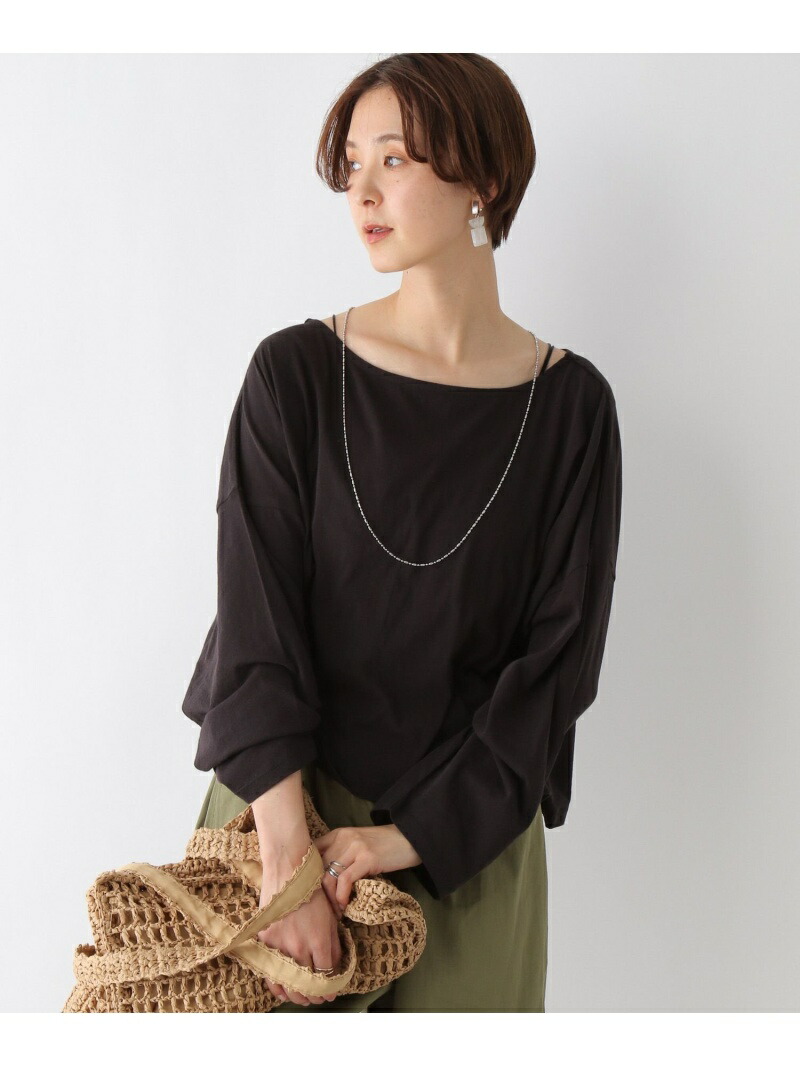 【楽天市場】【SALE／50%OFF】(W)アシメキャミSETシアーPO LEPSIM レプシィム トップス アンサンブル ベージュ ブラック ...