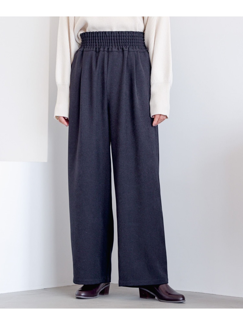 【楽天市場】【SALE／50%OFF】(W)ギャザーワイドP LEPSIM レプシィム パンツ その他のパンツ ブラウン ブラック グレー ホワイト【RBA_E】[Rakuten ...