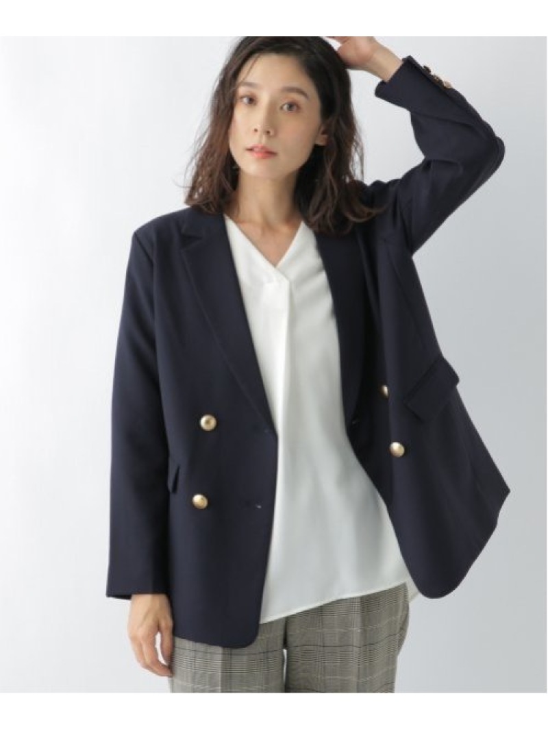 【楽天市場】【SALE／14%OFF】H/GDボタンWJK LEPSIM レプシィム ジャケット・アウター テーラードジャケット・ブレザー ...