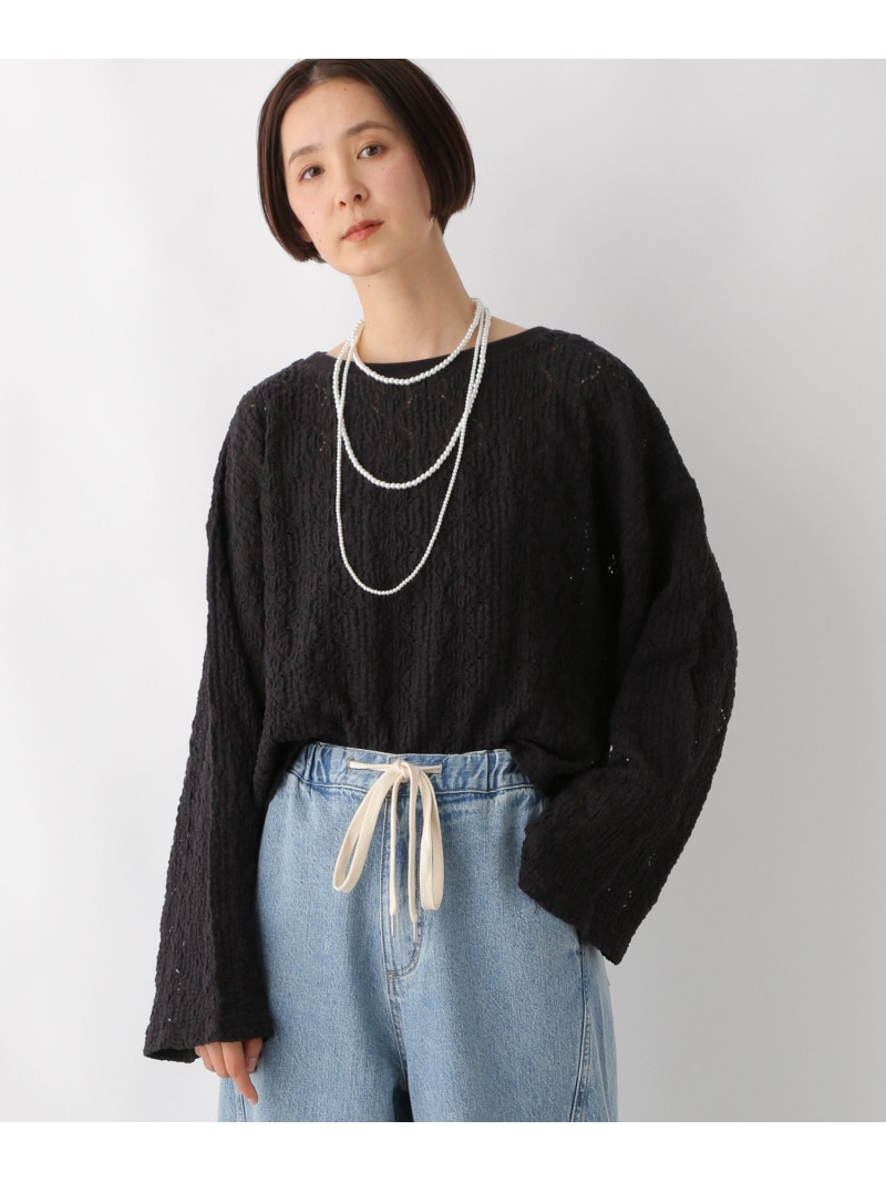 【楽天市場】【SALE／50%OFF】総レースショートプルオーバー LEPSIM レプシィム トップス カットソー・Tシャツ ブラック イエロー ホワイト【RBA_E】[Rakuten ...