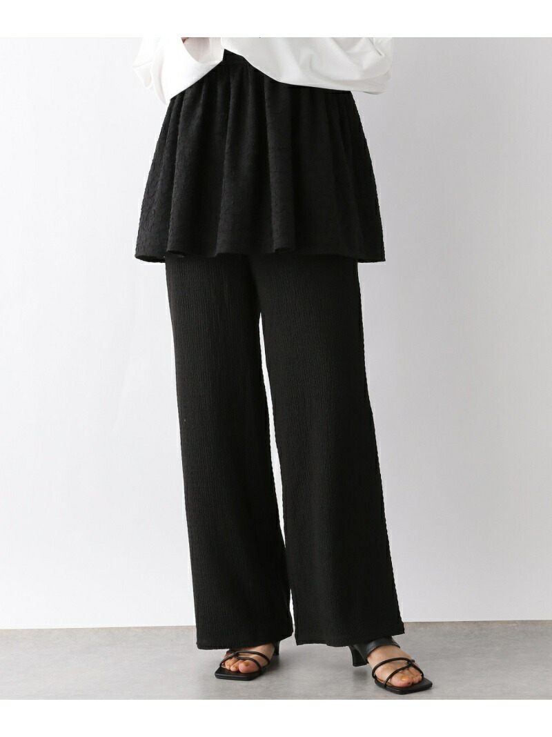 【楽天市場】【SALE／50%OFF】(W)シャーリングJQDP LEPSIM レプシィム パンツ その他のパンツ ブラック ベージュ グレー【RBA_E】[Rakuten Fashion ...