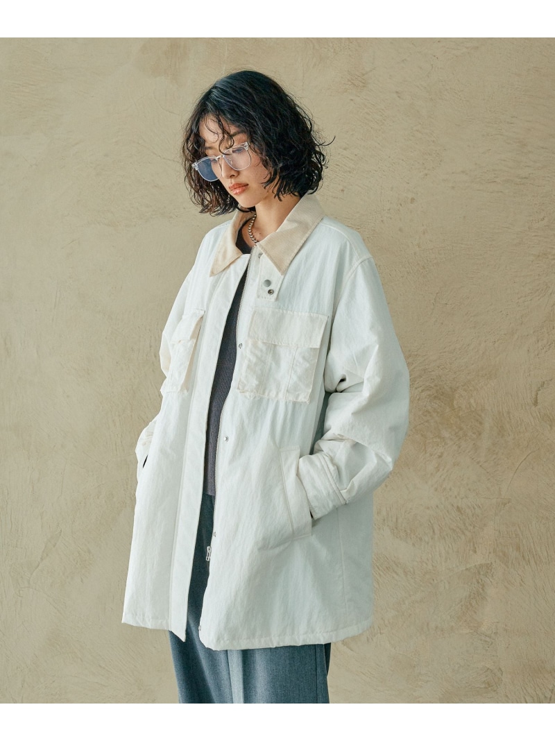 【楽天市場】【SALE／50%OFF】ハンティングジャケット LEPSIM レプシィム ジャケット・アウター ミリタリージャケット ホワイト ...