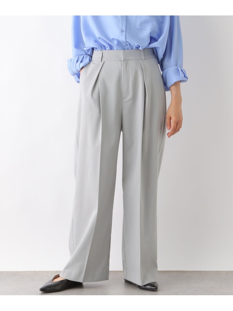 【楽天市場】【SALE／55%OFF】フロントタックスラックス LEPSIM レプシィム パンツ その他のパンツ グレー ブラック【RBA_E ...