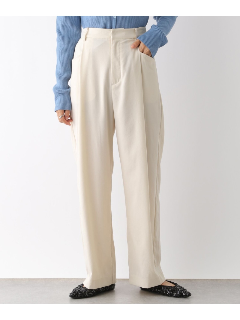 【楽天市場】【SALE／50%OFF】ストレートスラックスパンツ LEPSIM レプシィム パンツ その他のパンツ ブラウン ブラック ...