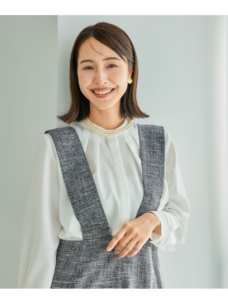 【楽天市場】【SALE／20%OFF】【入卒式/セレモニー】バンドカラーブラウスチュニック LEPSIM レプシィム トップス シャツ ...