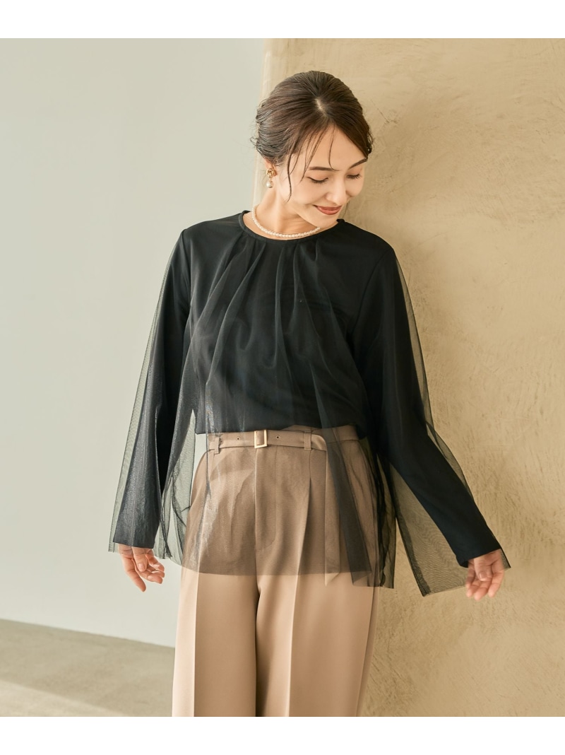【楽天市場】【SALE／35%OFF】【入卒式/セレモニー】チュール重ねプルオーバー LEPSIM レプシィム トップス シャツ・ブラウス ...