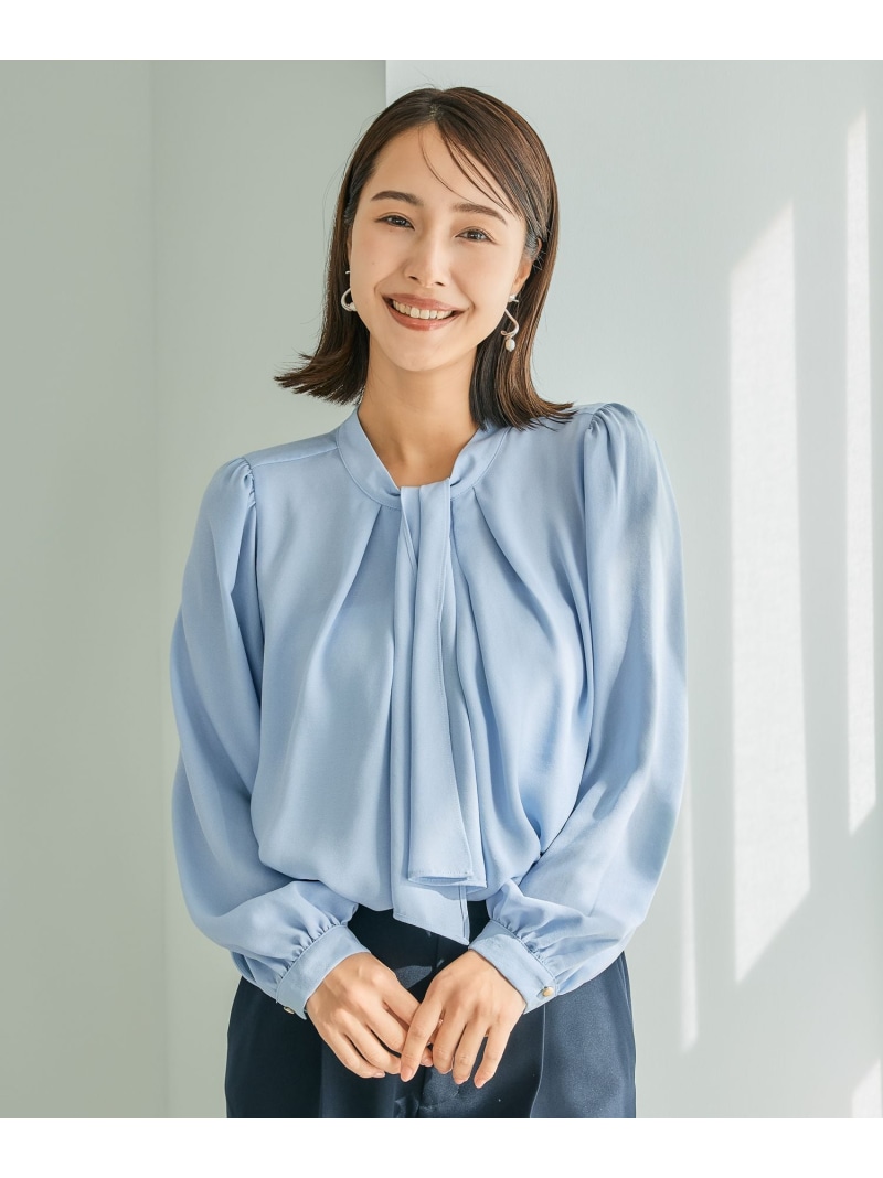 【楽天市場】【入卒式/セレモニー】2WAYボウタイブラウス LEPSIM レプシィム トップス シャツ・ブラウス ホワイト ネイビー ブルー【送料無料】[Rakuten Fashion ...