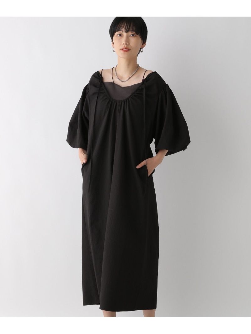 【楽天市場】【SALE／50%OFF】2WAYパフスリーブマキシワンピース LEPSIM レプシィム ワンピース・ドレス ワンピース ブルー ブラウン ブラック【RBA_E】[Rakuten ...