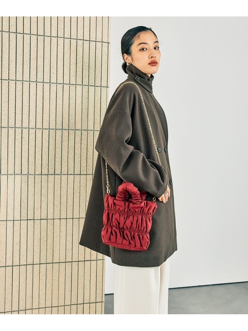 【楽天市場】【SALE／55%OFF】2WAYギャザーバッグ LEPSIM レプシィム バッグ ショルダーバッグ ネイビー レッド ブラック【RBA_E】[Rakuten Fashion ...