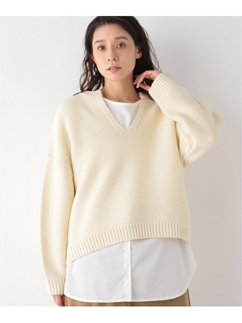 【楽天市場】【SALE／61%OFF】K/5GスリットネックPO LEPSIM レプシィム トップス ニット イエロー グリーン ブラック ベージュ【RBA_E】[Rakuten ...