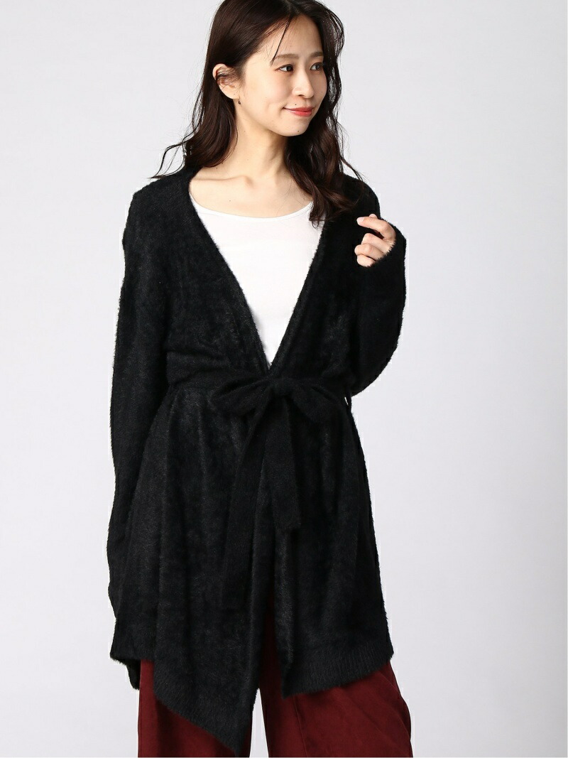 【楽天市場】【SALE／80%OFF】H/7GフェザーヤーンCD LEPSIM レプシィム トップス カーディガン ブラック ブラウン ...