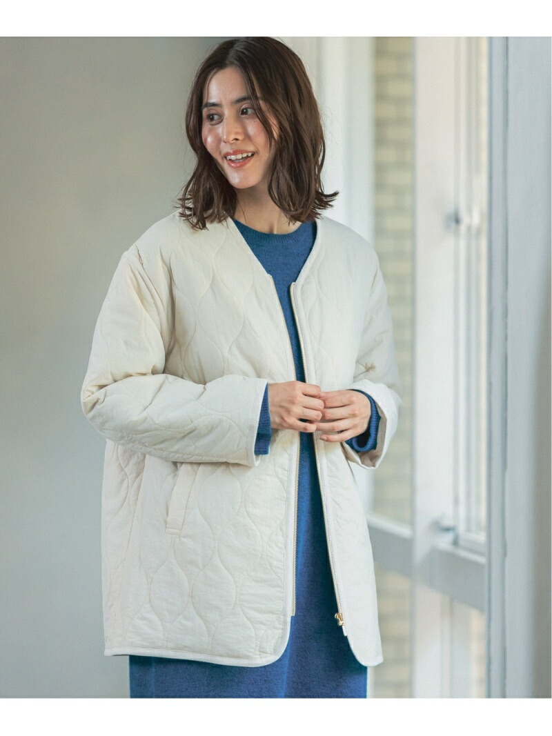 【楽天市場】【SALE／44%OFF】撥水キルティングジャケット LEPSIM レプシィム ジャケット・アウター ナイロンジャケット カーキ ...