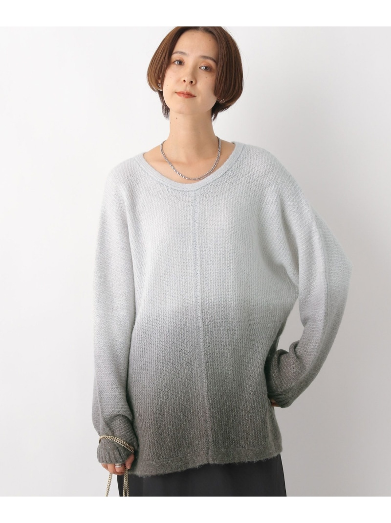 【楽天市場】【SALE／50%OFF】3ゲージグラデーションVプルオーバー LEPSIM レプシィム トップス ニット ブルー イエロー ...