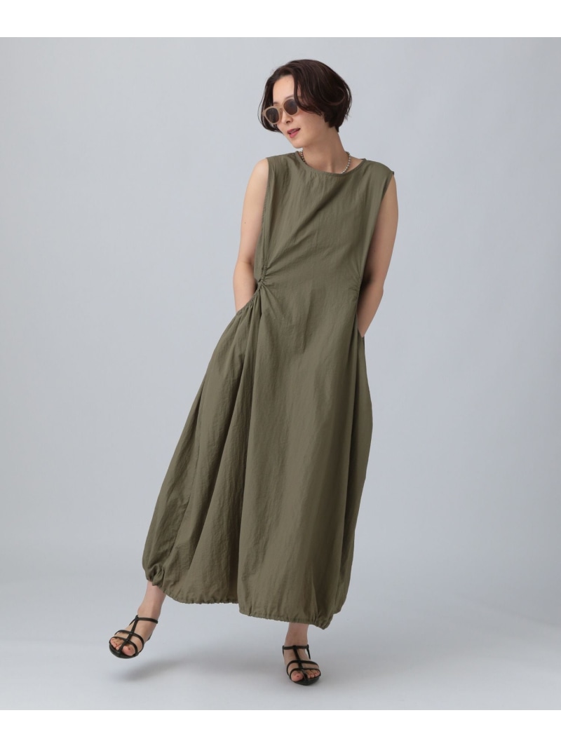 【楽天市場】バルーンノースリワンピース LEPSIM レプシィム ワンピース・ドレス ワンピース ブラック カーキグリーン【送料無料】[Rakuten Fashion]：LEPSIM／レプシィム