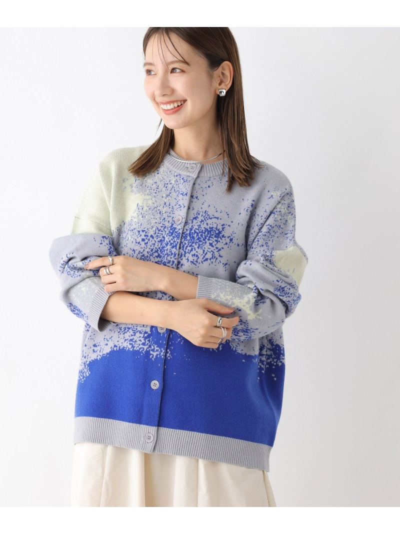 【楽天市場】【SALE／50%OFF】(W)12GアートガラハイショクCD LEPSIM レプシィム トップス カーディガン ピンク ブルー ...