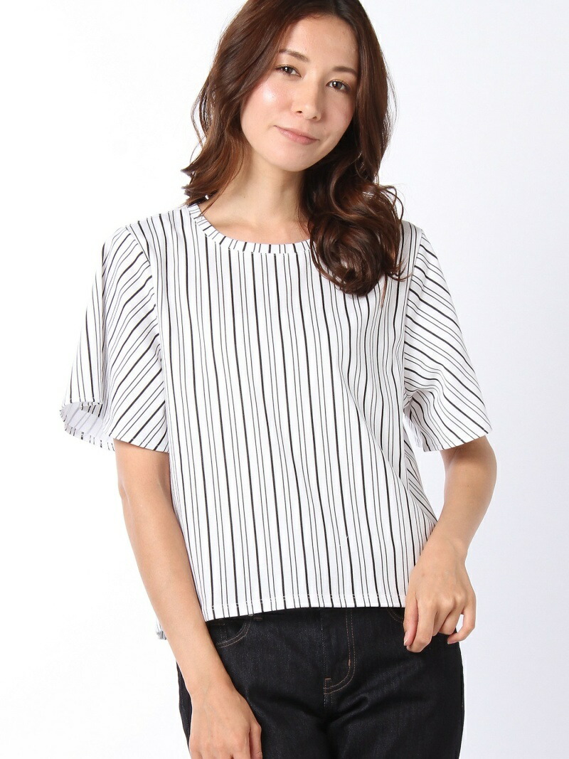 【楽天市場】【SALE／50%OFF】ソデフレアPO/SS LEPSIM レプシィム トップス その他のトップス ホワイト ブラック【RBA_E】[Rakuten Fashion ...