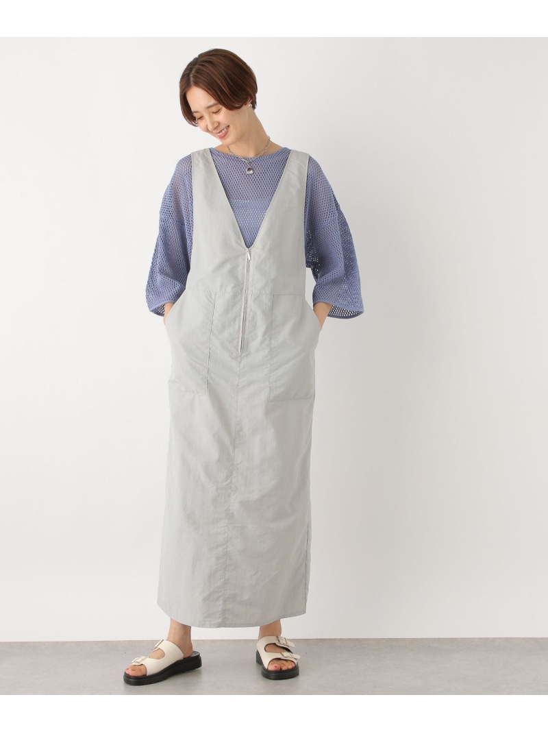 【楽天市場】【SALE／50%OFF】ナイロンスポーティジャンスカ LEPSIM レプシィム ワンピース・ドレス ワンピース ブラック グレー ...