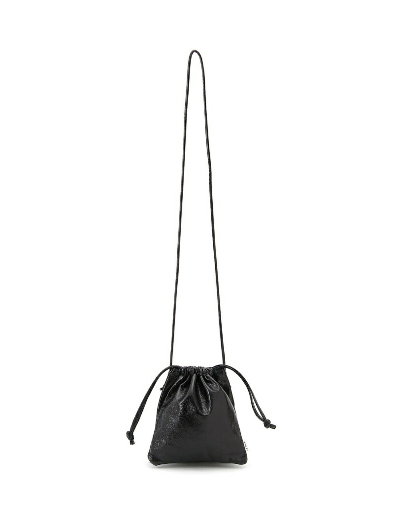【楽天市場】(W)メタリックキンチャクBAG LEPSIM レプシィム バッグ ショルダーバッグ ブラック ゴールド シルバー[Rakuten ...