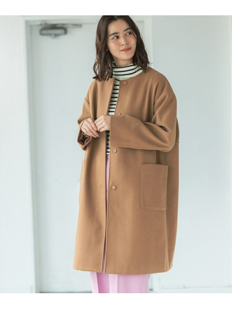 【楽天市場】【SALE／60%OFF】TRノーカラーコート LEPSIM レプシィム ジャケット・アウター その他のジャケット・アウター ブラック ベージュ ブルー【RBA_E】【送料無料 ...