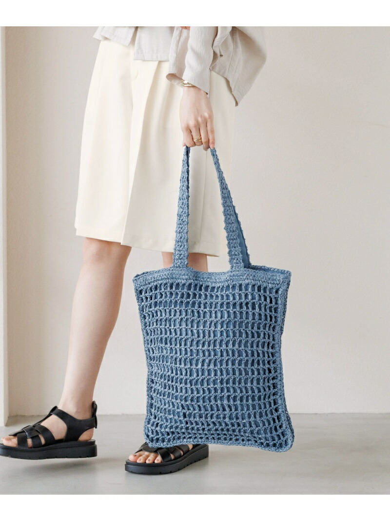 【楽天市場】【SALE／50%OFF】(W)ペーパーA4トートBAG LEPSIM レプシィム バッグ トートバッグ ブルー ブラウン ...