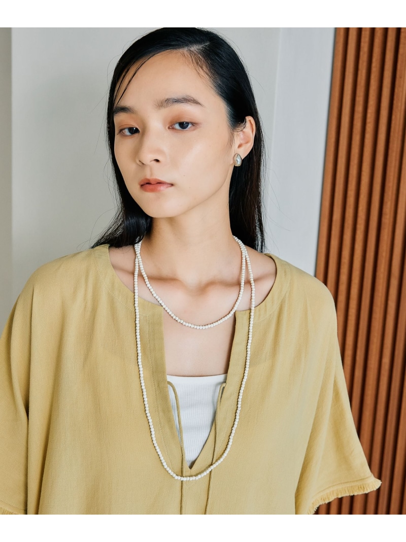 【楽天市場】ビーズロングネックレス LEPSIM レプシィム アクセサリー・腕時計 ネックレス レッド【先行予約】*[Rakuten ...