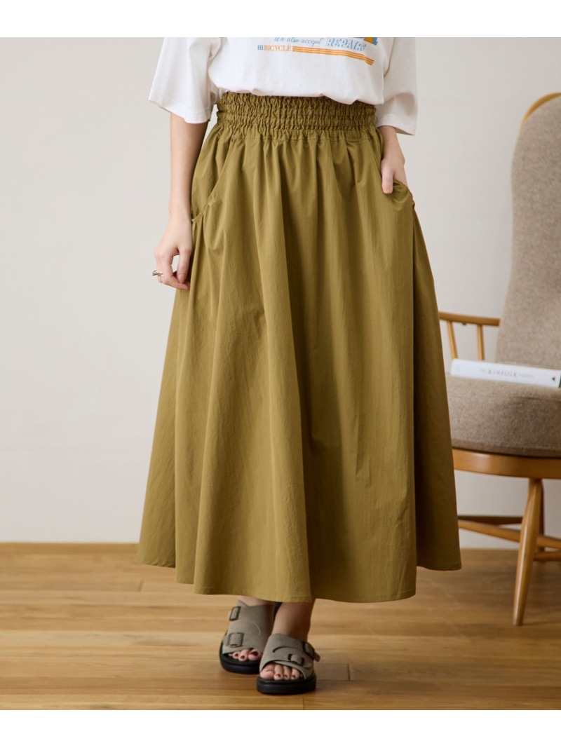 【楽天市場】【SALE／55%OFF】ウエストギャザーフレアスカート LEPSIM レプシィム スカート ロング・マキシスカート ホワイト カーキグリーン ブラック ネイビー【RBA_E ...