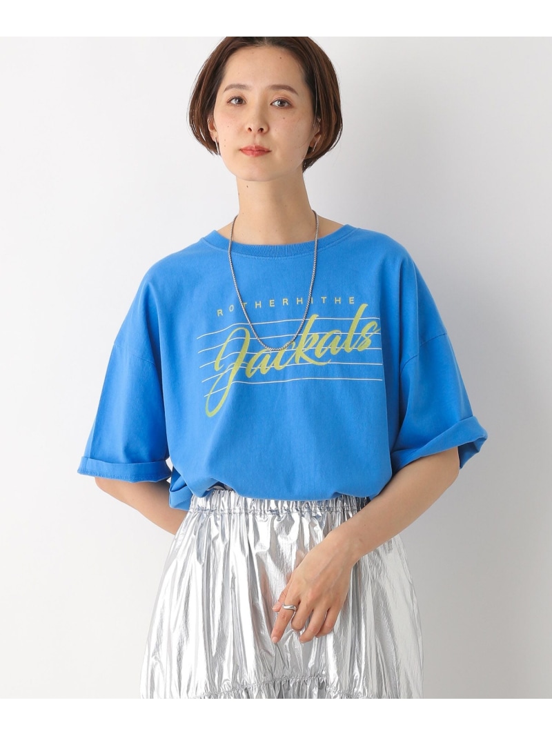 【楽天市場】プリントBIG-Tシャツ LEPSIM レプシィム トップス カットソー・Tシャツ ブルー ホワイト グレー【先行予約】*【送料無料】[Rakuten Fashion ...