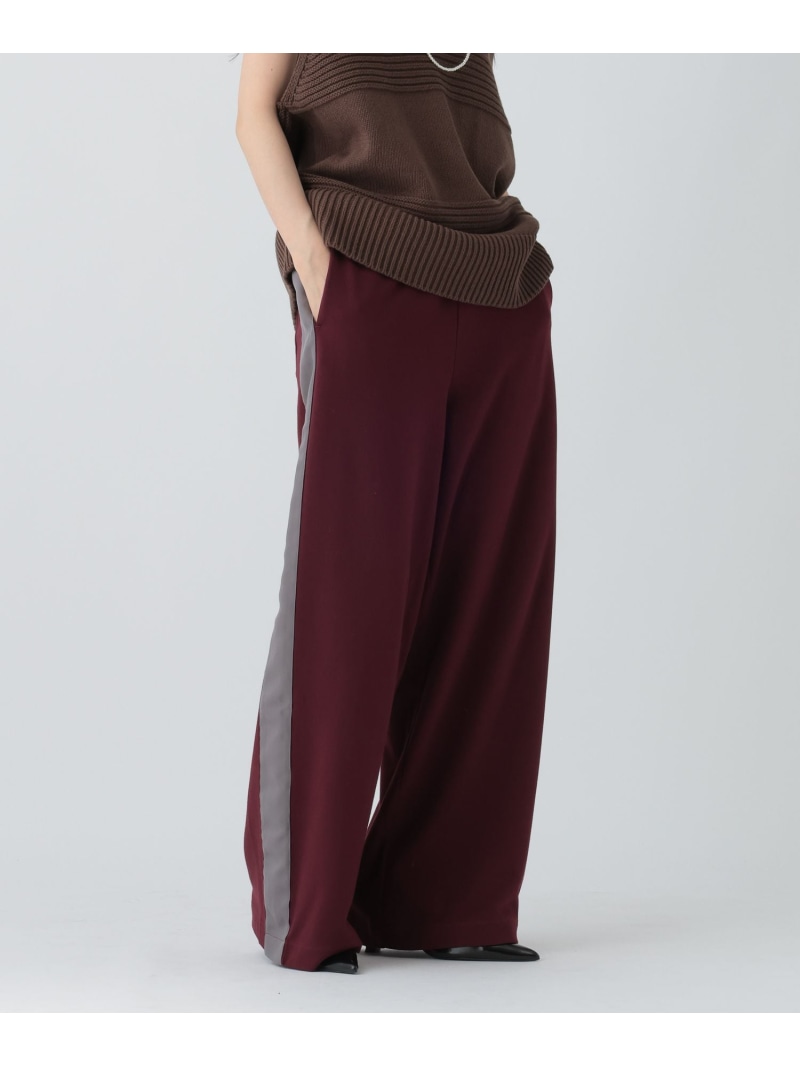 【楽天市場】トラックパンツ LEPSIM レプシィム パンツ その他のパンツ ブラック ワインレッド【送料無料】[Rakuten Fashion]：LEPSIM／レプシィム