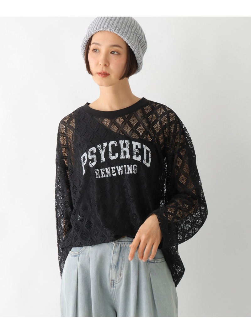 【楽天市場】レースメッシュロゴプルオーバー LEPSIM レプシィム トップス カットソー・Tシャツ ホワイト ブラック【送料無料 ...