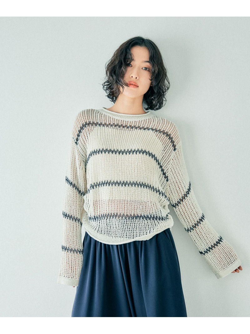 【楽天市場】【SALE／60%OFF】5ゲージラメメッシュギャザープルオーバー LEPSIM レプシィム トップス ニット パープル【RBA ...