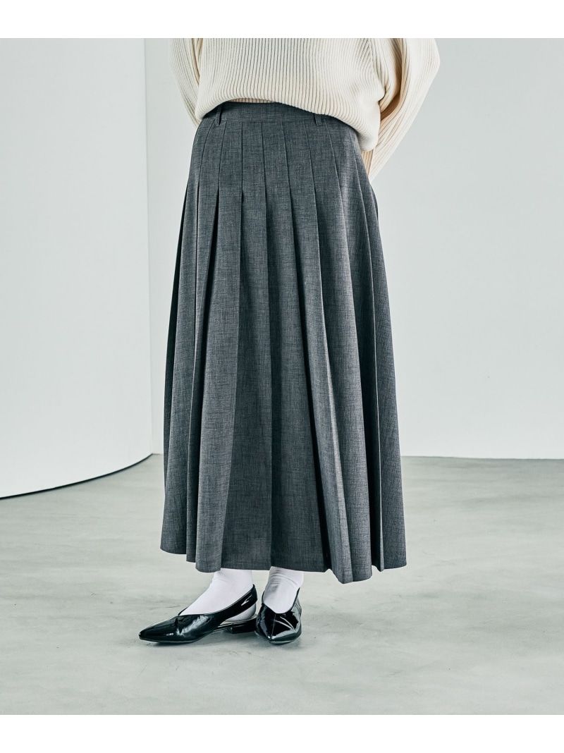 【楽天市場】プリーツスカート LEPSIM レプシィム スカート ロング・マキシスカート グレー ブラック【送料無料】[Rakuten Fashion]：LEPSIM／レプシィム