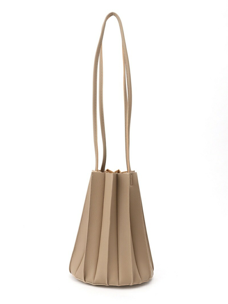 【楽天市場】【SALE／50%OFF】プリーツラウンドBAG LEPSIM レプシィム バッグ ショルダーバッグ ベージュ ブラック【RBA ...