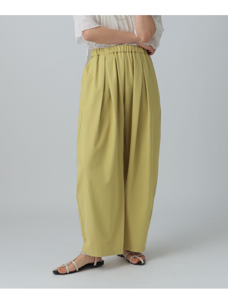 【楽天市場】【SALE／30%OFF】ウエストタックイージーパンツ LEPSIM レプシィム パンツ その他のパンツ イエロー ネイビー ...