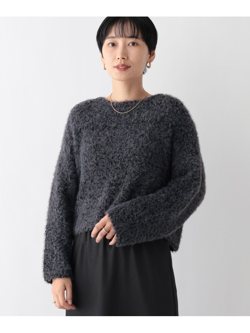 【楽天市場】【SALE／30%OFF】5ゲージフラッグヤーンプルオーバー LEPSIM レプシィム トップス ニット ブルー ホワイト グレー ...