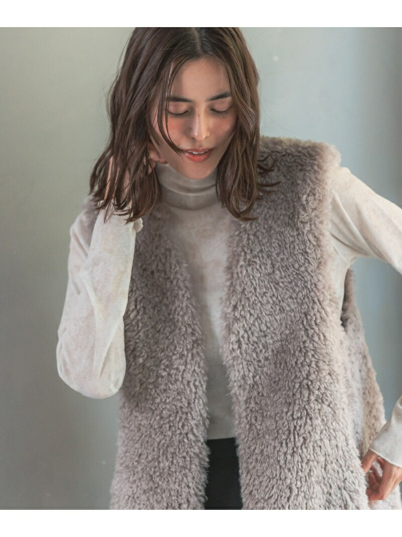 【楽天市場】【SALE／50%OFF】(W)ファーベスト* LEPSIM レプシィム ジャケット・アウター その他のジャケット・アウター グレー ブラウン【RBA_E】[Rakuten ...