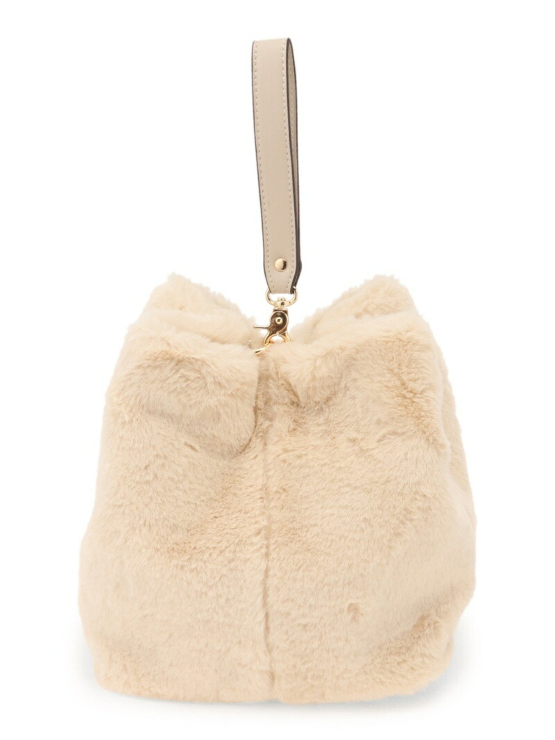 【楽天市場】【SALE／40%OFF】K/Fファー2WAY BAG LEPSIM レプシィム バッグ その他のバッグ ホワイト ブラウン ...