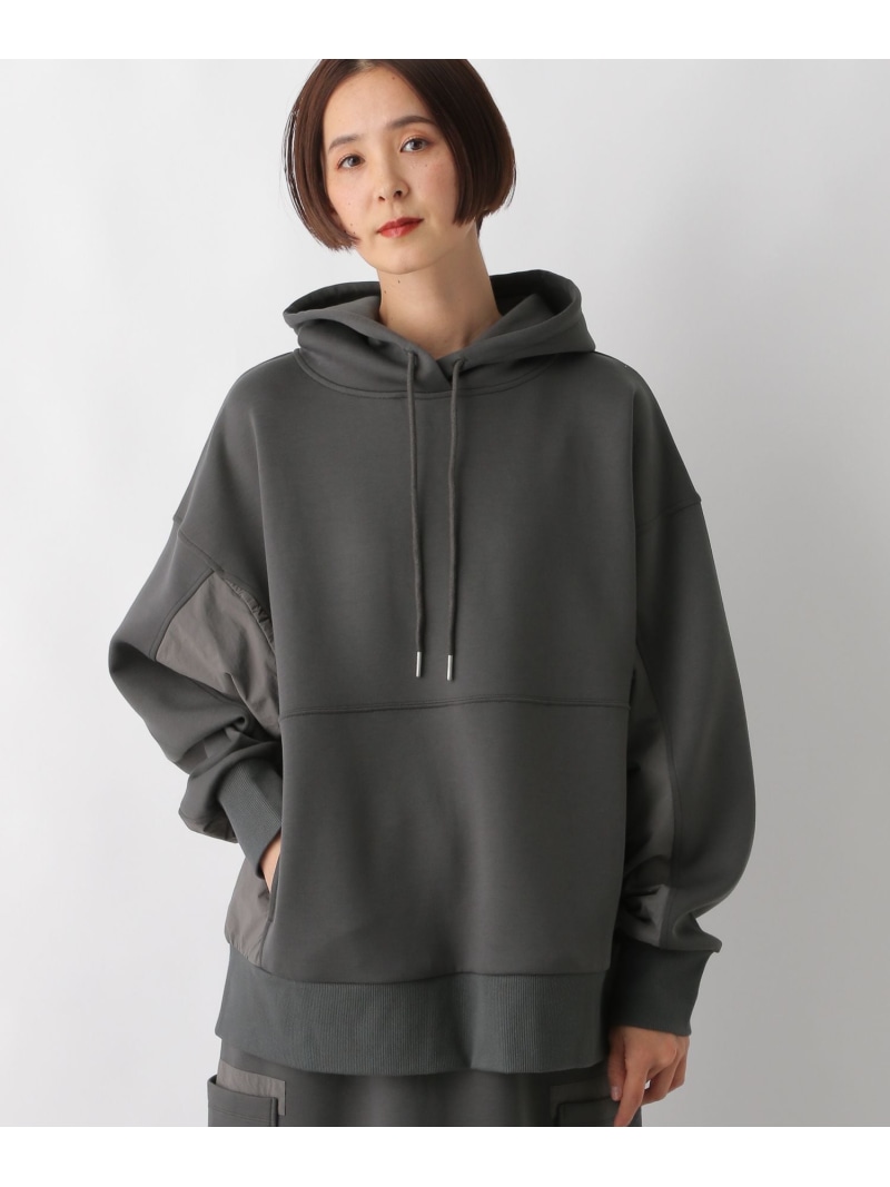 【楽天市場】【SALE／50%OFF】ポケット付き異素材パーカー LEPSIM レプシィム トップス スウェット・トレーナー ブラック グレー ホワイト【RBA_E】[Rakuten ...