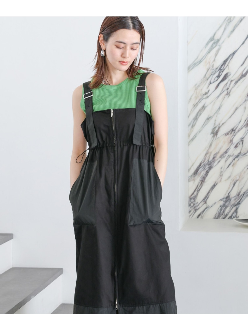 【楽天市場】【SALE／30%OFF】異素材ZIPジャンスカ LEPSIM レプシィム ワンピース・ドレス ワンピース グレー ブラック カーキグリーン【RBA_E】【送料無料 ...