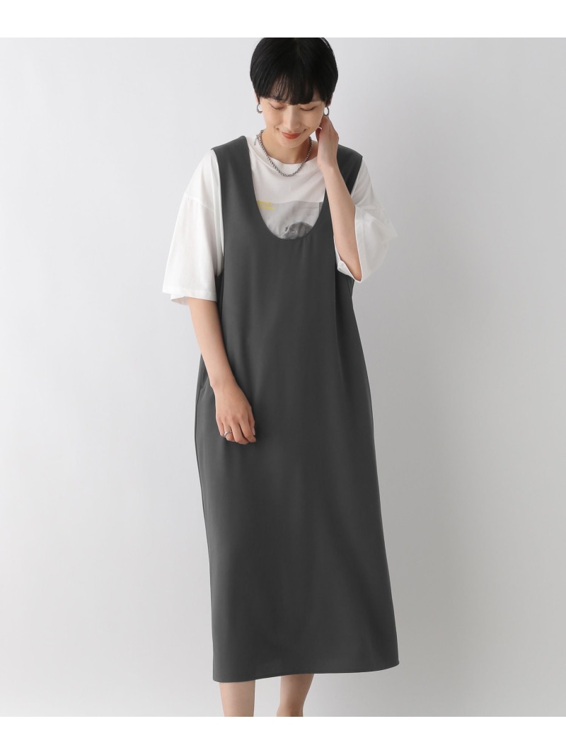 【楽天市場】【SALE／60%OFF】Uネックナロージャンスカ LEPSIM レプシィム ワンピース・ドレス ワンピース グレー ブラック ...