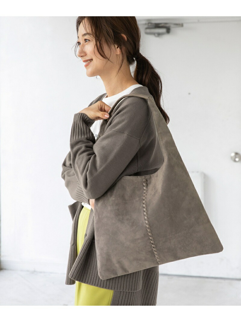 【楽天市場】【SALE／50%OFF】(W)フロントステッチBAG LEPSIM レプシィム バッグ その他のバッグ グレー ブラック ...