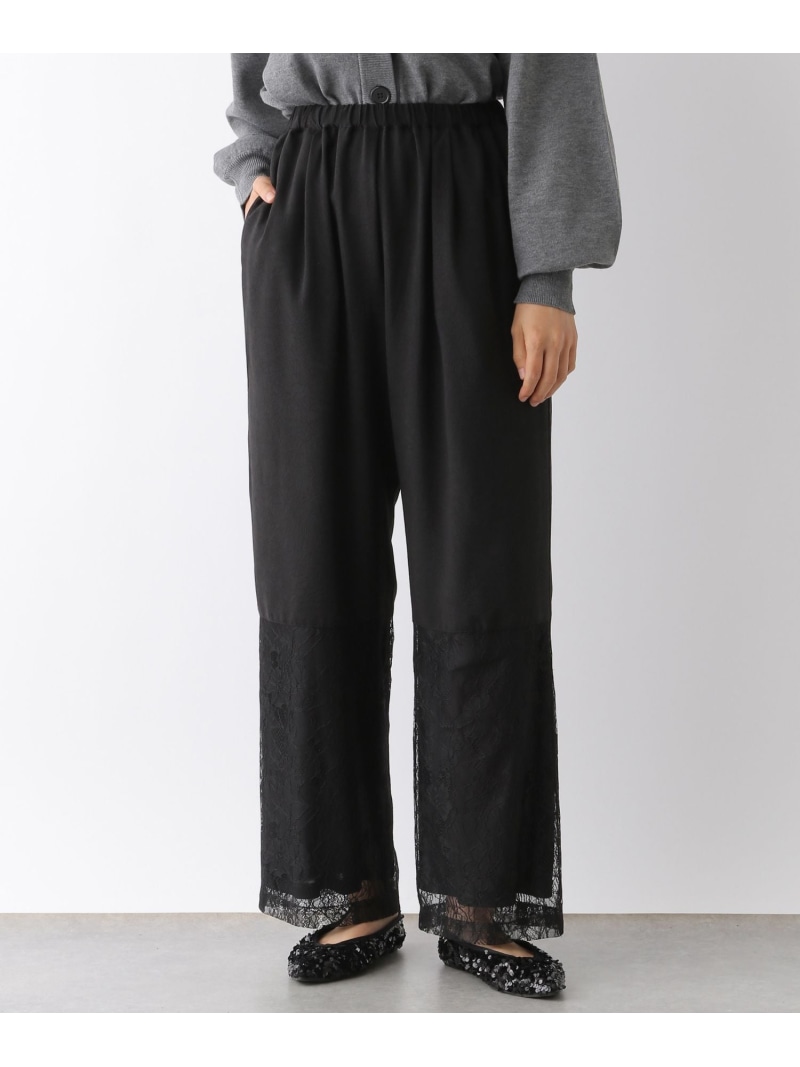 【楽天市場】【SALE／60%OFF】切り替えレースパンツ LEPSIM レプシィム パンツ その他のパンツ ホワイト ブラック【RBA_E ...