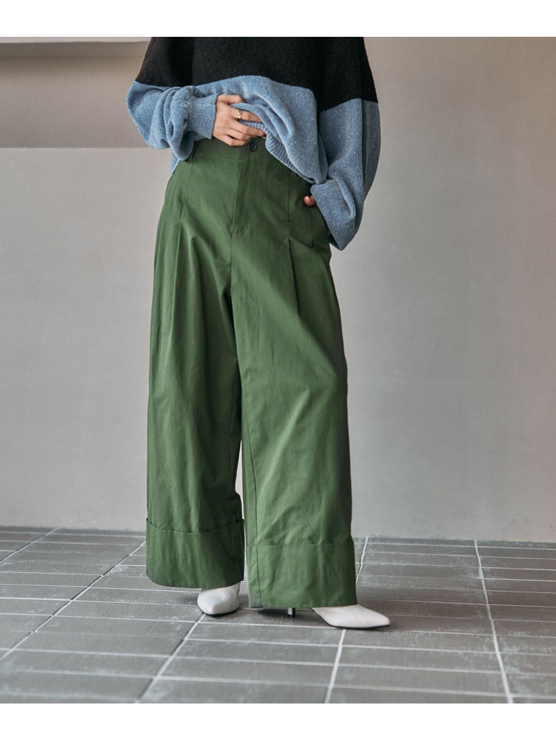 【楽天市場】ピーチターンバックパンツ LEPSIM レプシィム パンツ その他のパンツ ブラック【送料無料】[Rakuten Fashion ...