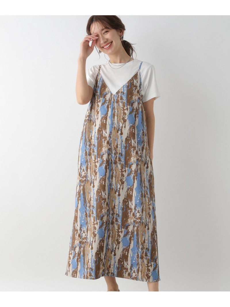 【楽天市場】【SALE／55%OFF】プリントキャミワンピース LEPSIM レプシィム ワンピース・ドレス ワンピース イエロー ブルー ...