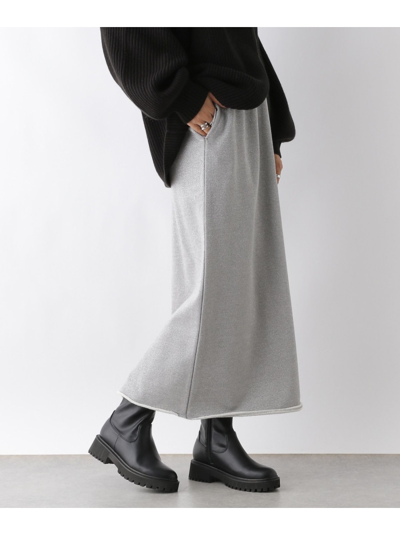 【楽天市場】【SALE／20%OFF】(W)カットラメスカート LEPSIM レプシィム スカート ロング・マキシスカート グレー ホワイト【RBA_E】[Rakuten Fashion ...